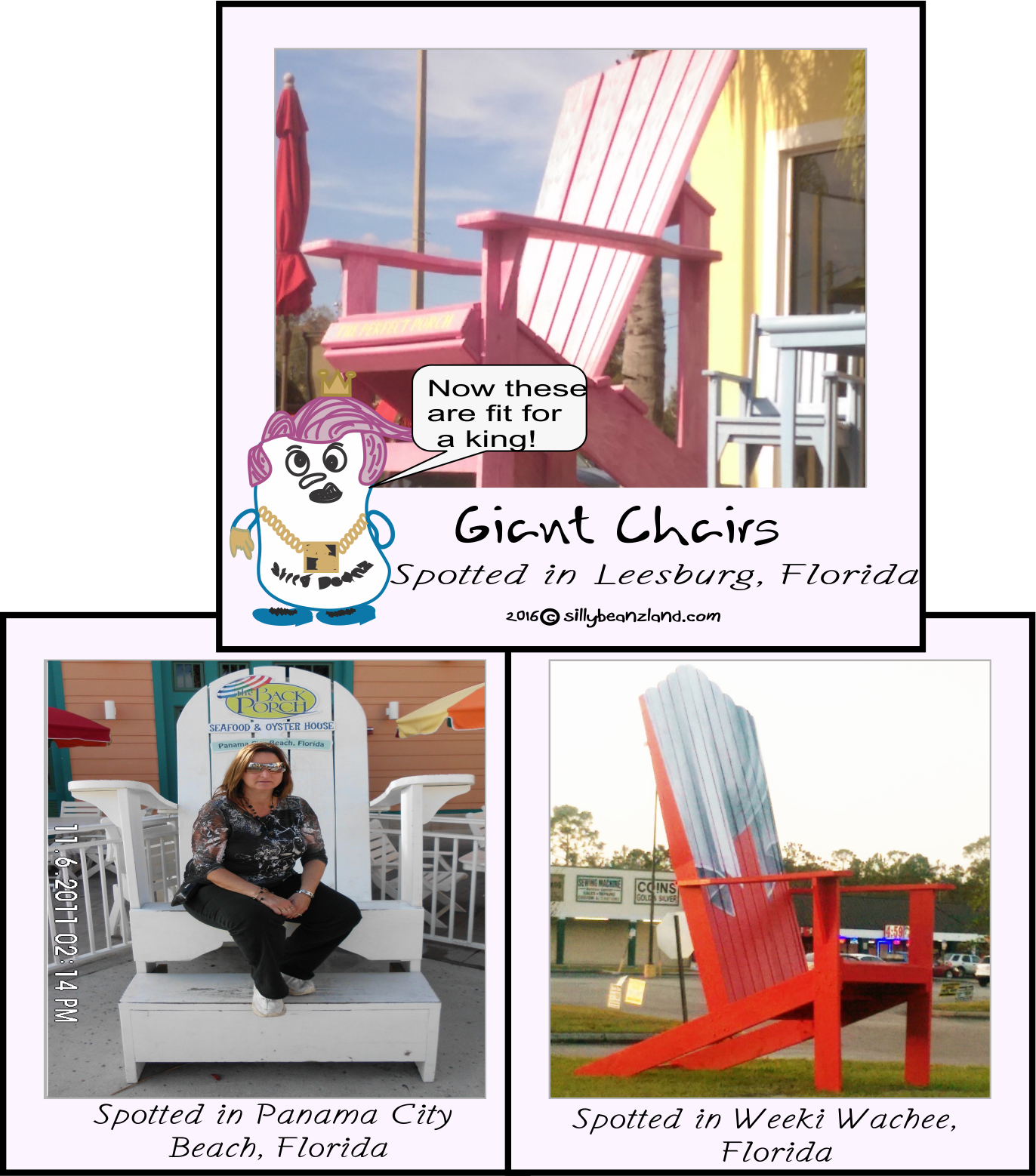 Giant Chairs in Florida! - SillyBeanzLand