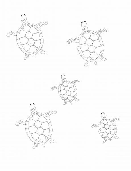 Free Sea Turtles Printable! - SillyBeanzLand