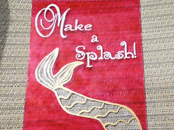DIY: Make A Splash Mermaid Tail Faux Sea Glass Art - SillyBeanzLand